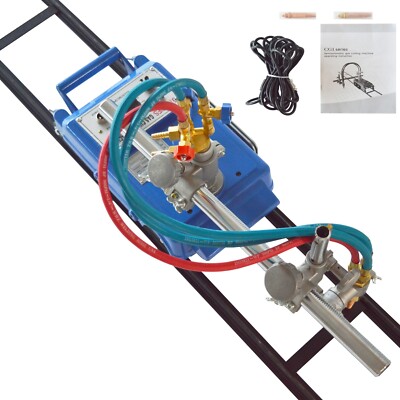 110V Torch Track Burner Gas Cutting Machine CG1-30 Portable Handle + 6 ...