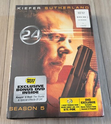 24: Season 5 Five DVD w Best Buy Exclusive Bonus DVD Inside and Special ...