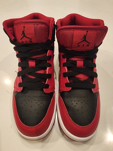 Size 4Y Jordan 1 Mid Reverse Bred Pre-owned 554725-660 | eBay