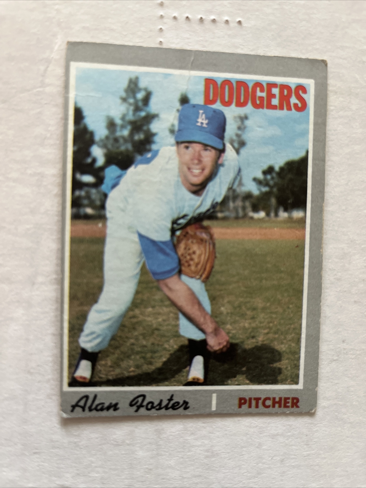 1970 Alan Foster Los Angeles Dodgers Topps Baseball Card #369 | eBay