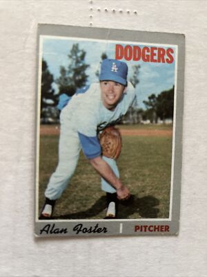 1970 Alan Foster Los Angeles Dodgers Topps Baseball Card #369 | eBay