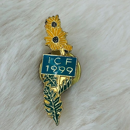 Vtg 1999 ICF Wisconsin Enamel Coaching Federation Member Lapel Pin w ...