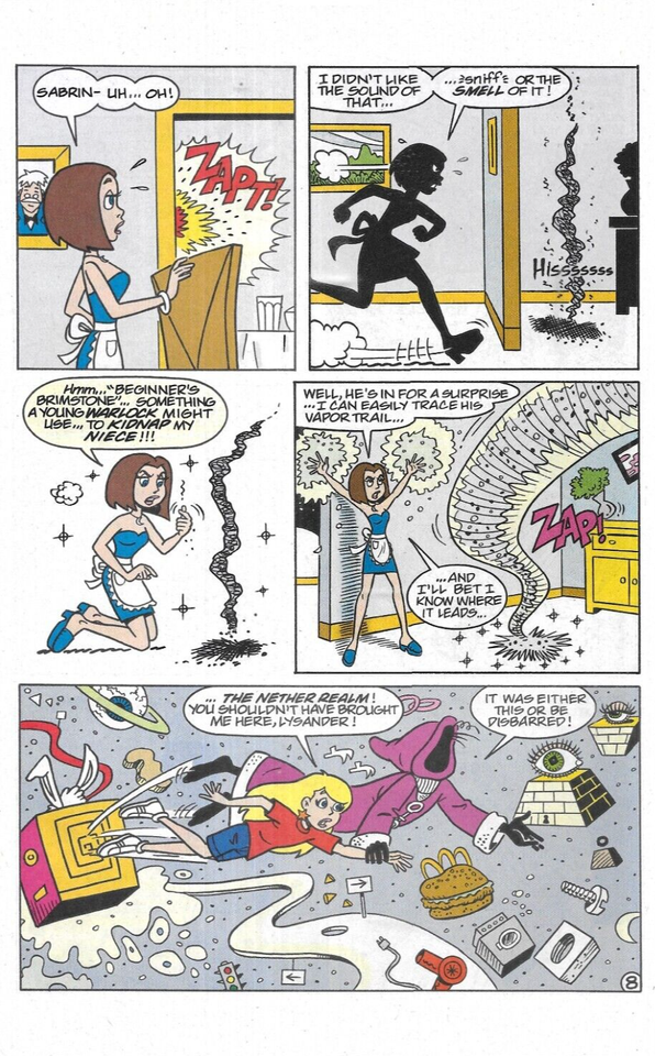 Sabrina Comic 33 First Print Cover A 2002 Mike Gallagher Dave Manak Jon ...