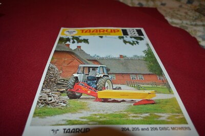Taarup 204 205 206 Disc Mower Dealer's Brochure AMIL15 | eBay