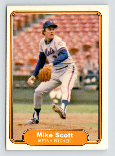 1982 Fleer Card, #535 Mike Scott, New York Mets | eBay