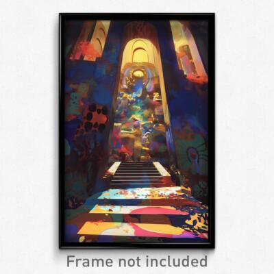 Art Poster - Stained Ramp (Psychedelic Trippy Weird 11x17 Print) | eBay
