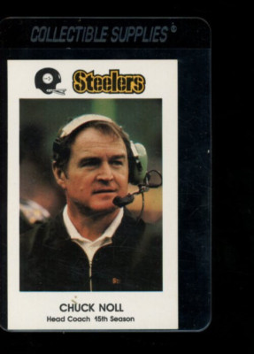 1983 Steelers Police Card CHUCK NOLL Coca Cola | eBay