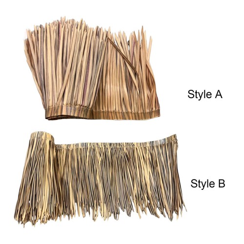 Artificial Straw Roof Thatch Sturdy Hut Grass Convenient Assemble PE ...