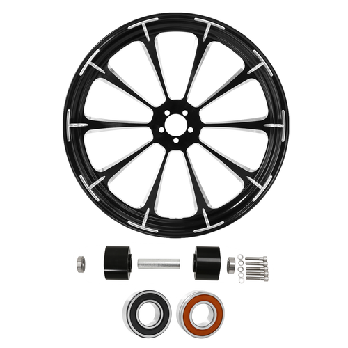 21'' Front Wheel Rim Hub & Dual Disc Fit For Harley Touring 2008-2023 ...