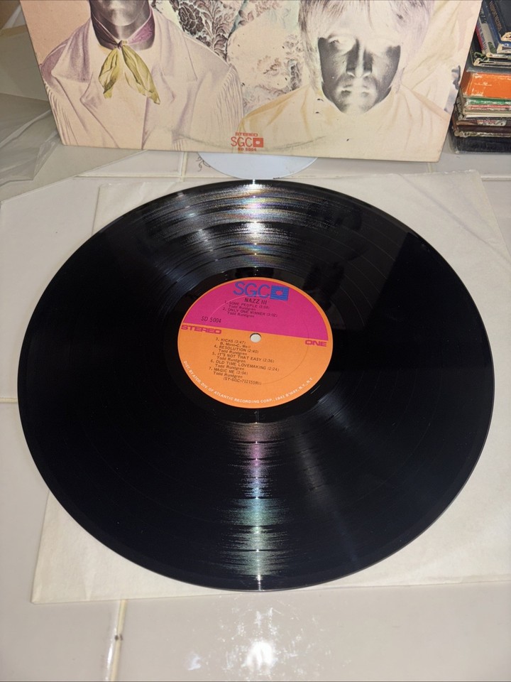 NAZZ “NAZZ III” cut-out LP, 1971 SGC SD5004, 13 tracks, vinyl & cover ...
