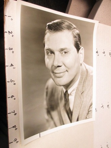 NBC TV studio show promo photo 1960s GENE RAYBURN The Match Game show ...