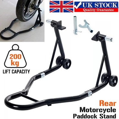 2026 New Motorcycle Extra Heavy Duty Rear Paddock Stand Ideal For Most ...