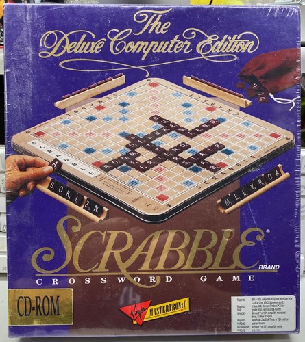 Vintage PC Software: NIB 1990 - Scrabble The Deluxe Computer Edition | eBay