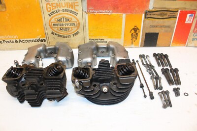 Harley Ironhead XL Sportster 1000 Cylinder Heads Rocker Boxes 16682-71 ...