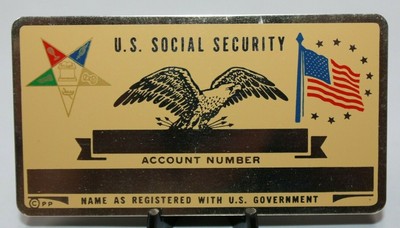 Engraving - Metal Social Security Card