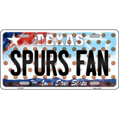 MINI Size 4"x2.2" Plate Metal Sign for Home Spurs Fan Texas Novelty | eBay