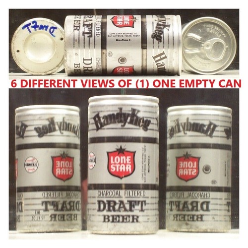 Lone Star Draft Beer Mira Form Steel Can Handy Keg San Antonio Texas ...
