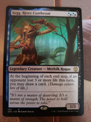MTG Zendikar Rising Rare Commander Sygg, River Cutthroat Pack Fresh | eBay