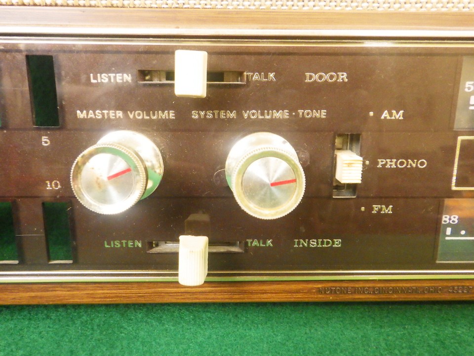 "Almost NOS" Nutone Solid State Radio-Intercom 2540 1970s 80s Parts ...