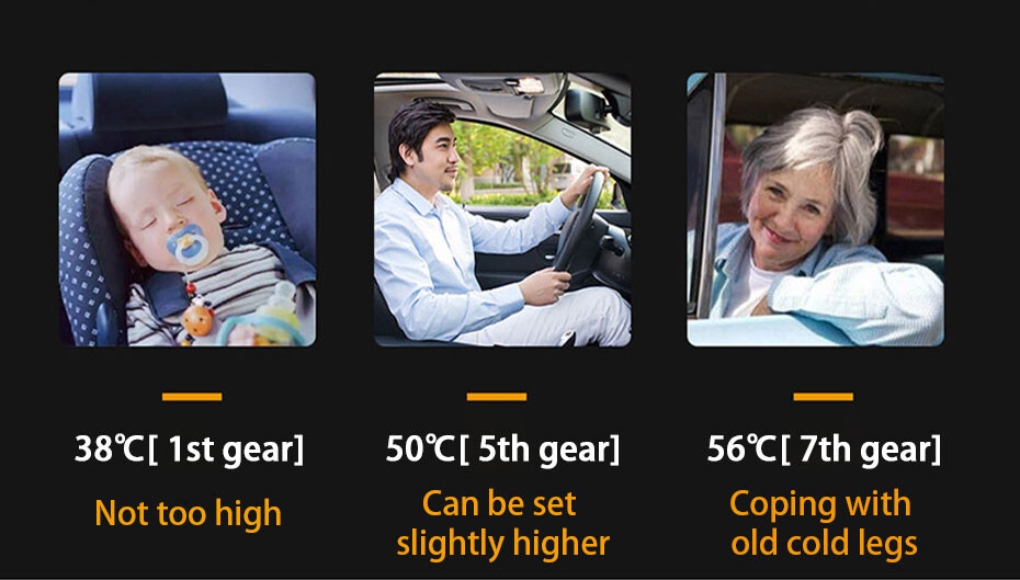 Power Heated Front Seat Cover Heating Keep Warm Chair Cushion Fit For ...