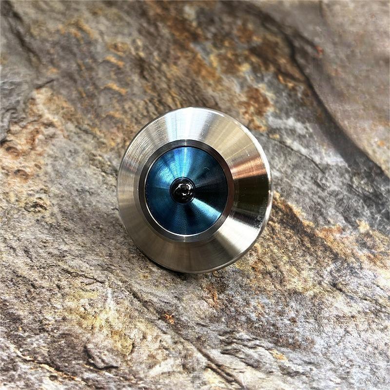 Titanium Stainless Steel Spinning Top Gyroscope Gyro Desktop Fidget Toy ...