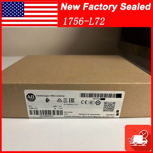 Allen-Bradley 1756-L72 ControlLogix 4MB Controller New Factory Sealed ...
