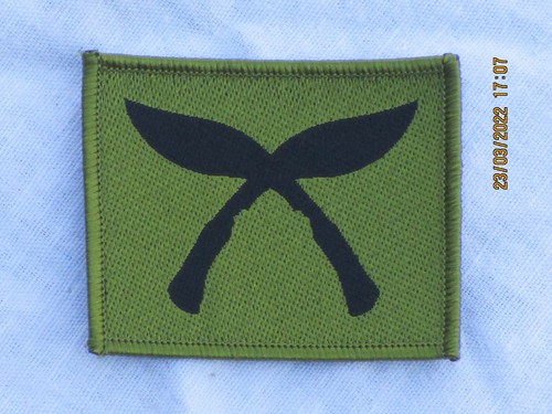 Royal Gurkha Rifles, Kukris, TRF, Insignes Tissu, Patch, Olive, 50x60mm ...