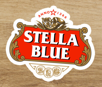 Grateful dead Stella Blue 3 inches premium sticker decal Jerry Garcia ...