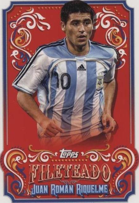 2023 Topps Argentina Fileteado - Fileteado Juan Roman Riquelme #FT-10 ...