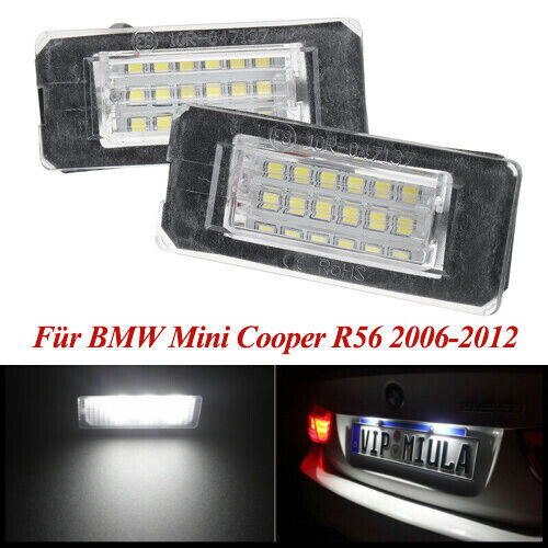 2pcs LED License Number Plate Light For BMW MINI COOPER R56 R57 R58 R59 ...