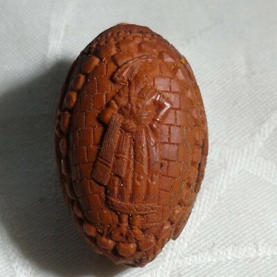 Carved Figures - Walnut Carved