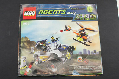 Lego Agents 8969 4-Wheeling Pursuit Manual Build Instructions Only ...