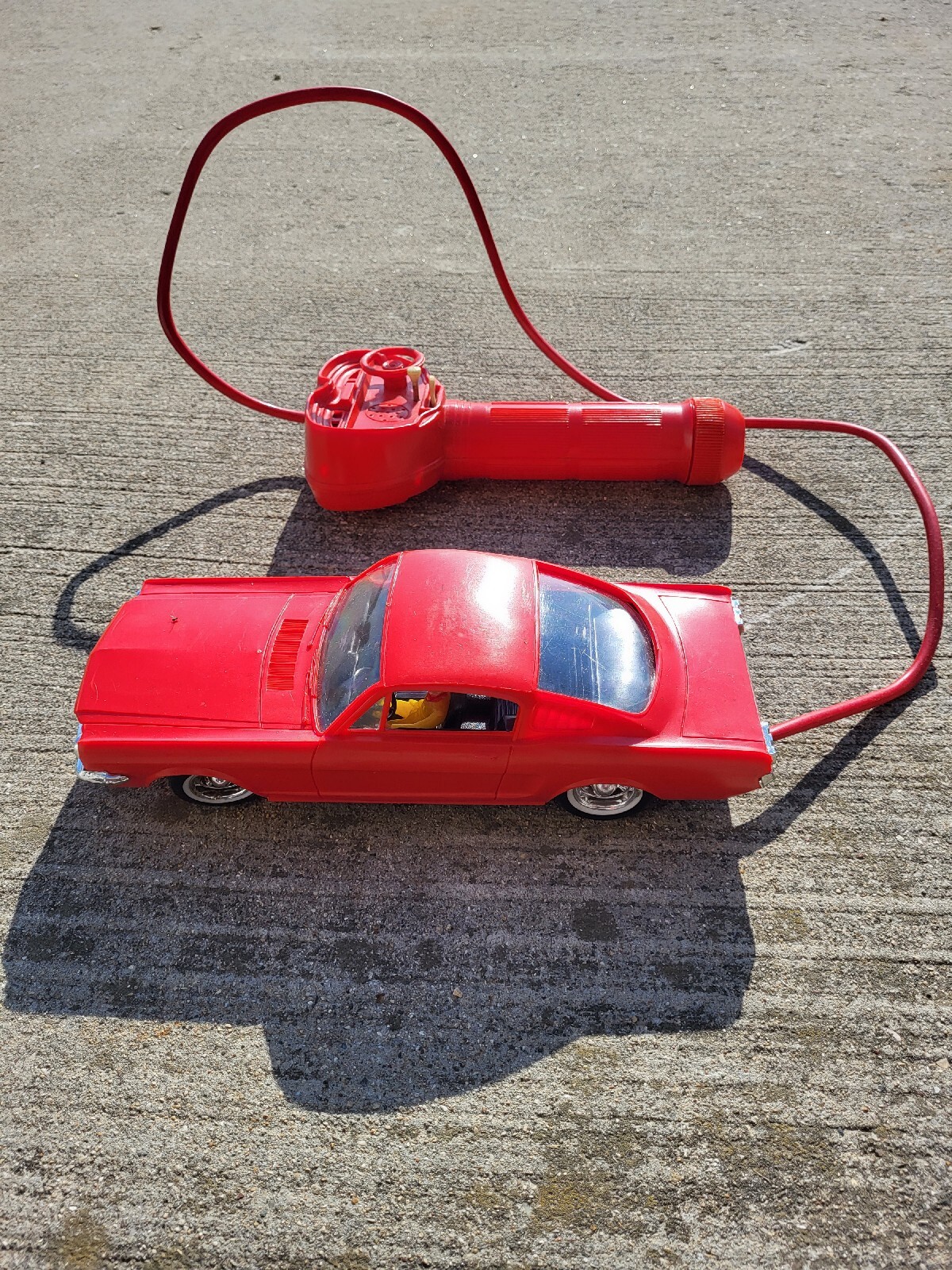 Vintage 1960s Ford Mustang by Cragstan-Tethered Remote Control Car | eBay