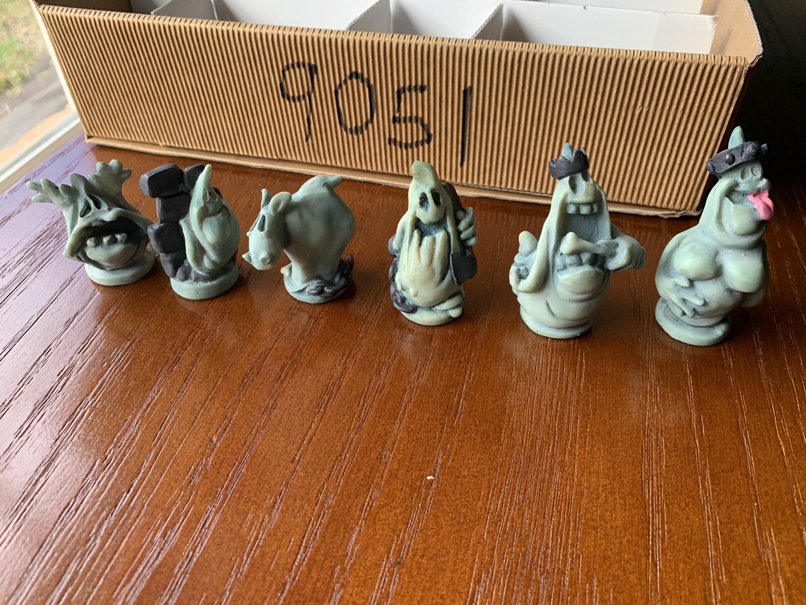 Chess Set Pieces Ghosts and Undead Zombies Paolo Chiari | eBay
