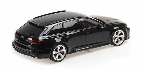 Minichamps 1/18 Audi RS6 Avant 2019 Black Metallic Diecast Model Car ...