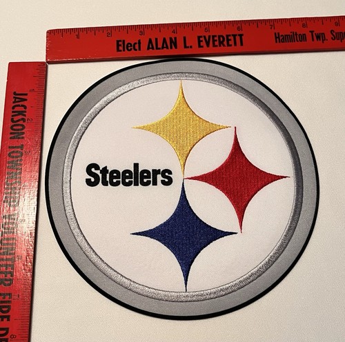 Pittsburgh Steelers Team Logo Jersey Patch 7.5" x 7.5". Large - New! | eBay