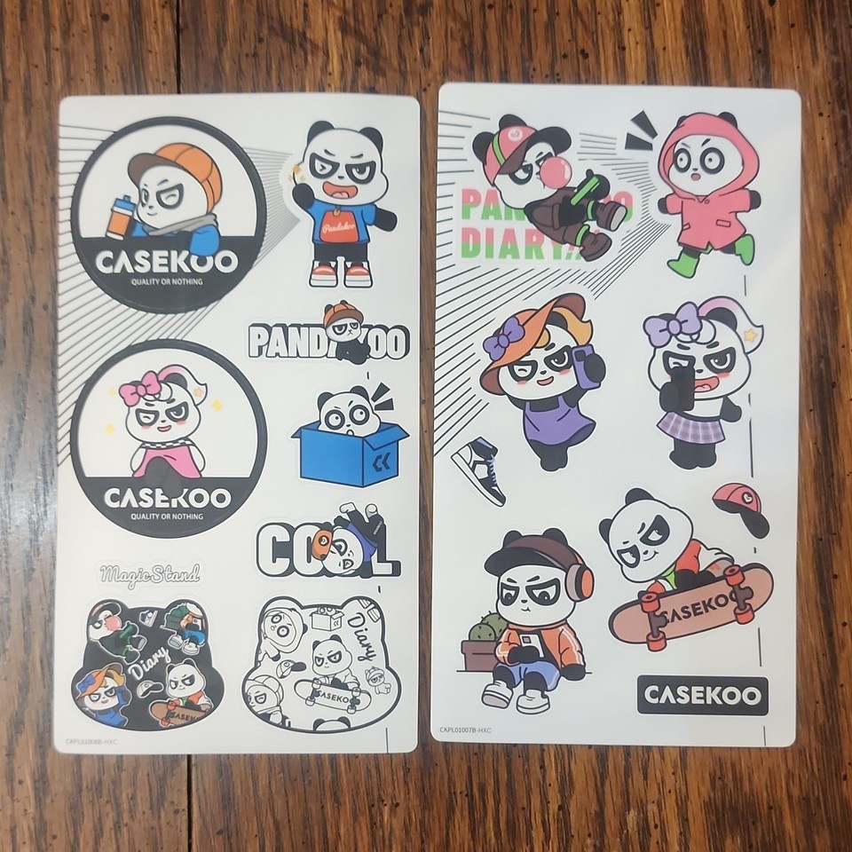 CASEKOO MagicStand Blue Matte Ring Stand Case for Samsung with Panda ...