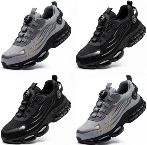 Mens Steel Toe Cap Shoes Safety Trainers Work Boots Womens Lightweight ...