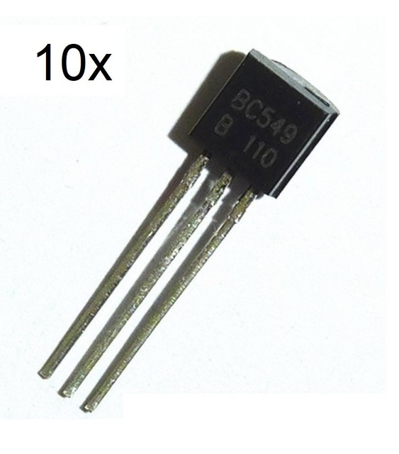 Small Signal Transistor Transistors BC549 NPN Transistor Pinout ...