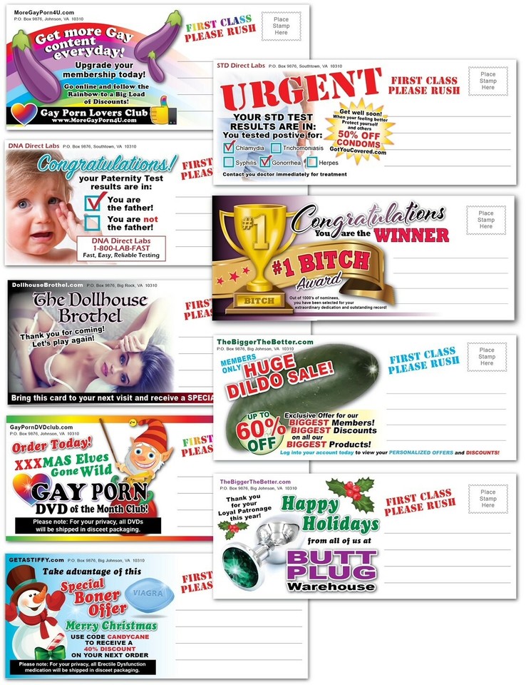 25 PACK - Adult PRANK Mail Postcards - FUNNY Joke Revenge Gag Gift ...