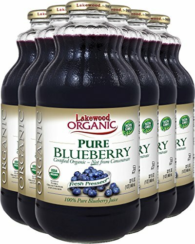 Lakewood Organic PURE Blueberry Juice, 32-Ounce Bottles (Pack of 6) | eBay