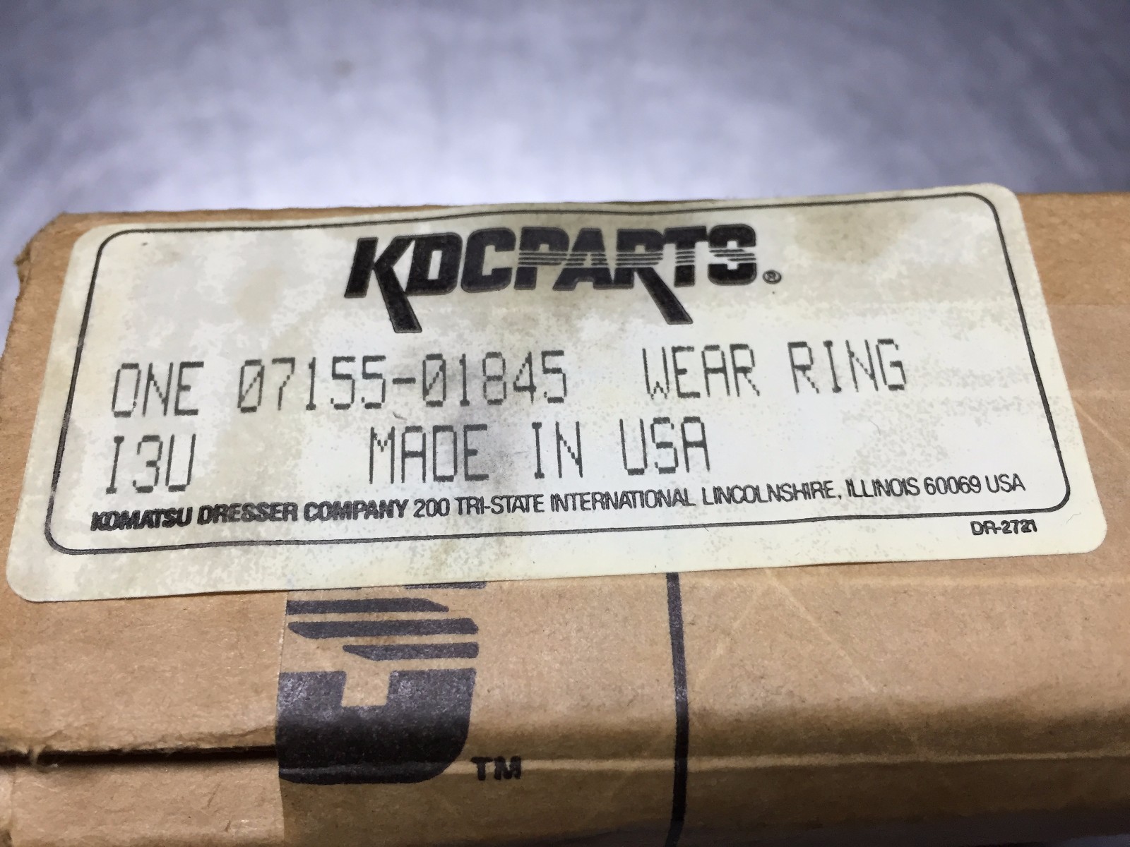 07155-01845 Wear Ring KIT Komatsu Dresser KDC Parts 0715501845 | eBay