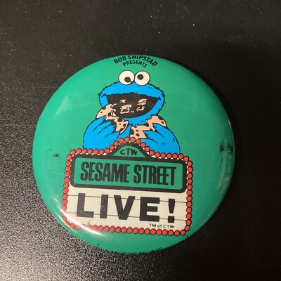 Vintage 1980 Bob Shipstad Presents Sesame Street Live Cookie Monster ...