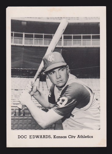 1958-65 JAY PUBLISHING Doc Edwards ATHLETICS 5x7 PICTURE PACK PHOTO VG ...
