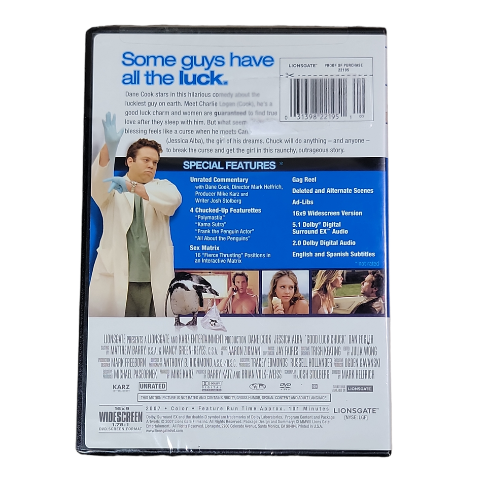 Good Luck Chuck DVD Widescreen Unrated | eBay