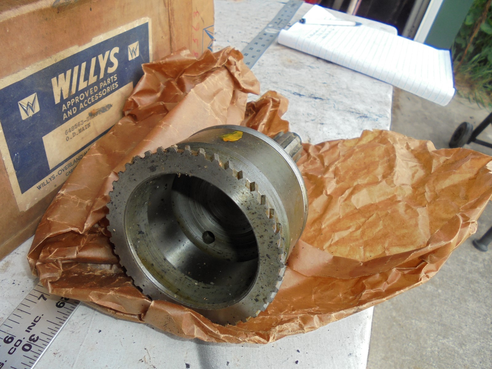 JEEP WILLYS NOS CJ WAGON JEEPSTER OVERDRIVE INPUT MAIN SHAFT 648563 | eBay