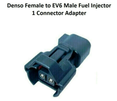 High Impedance Denso Female to EV6 Male Fuel Injector Connector ...