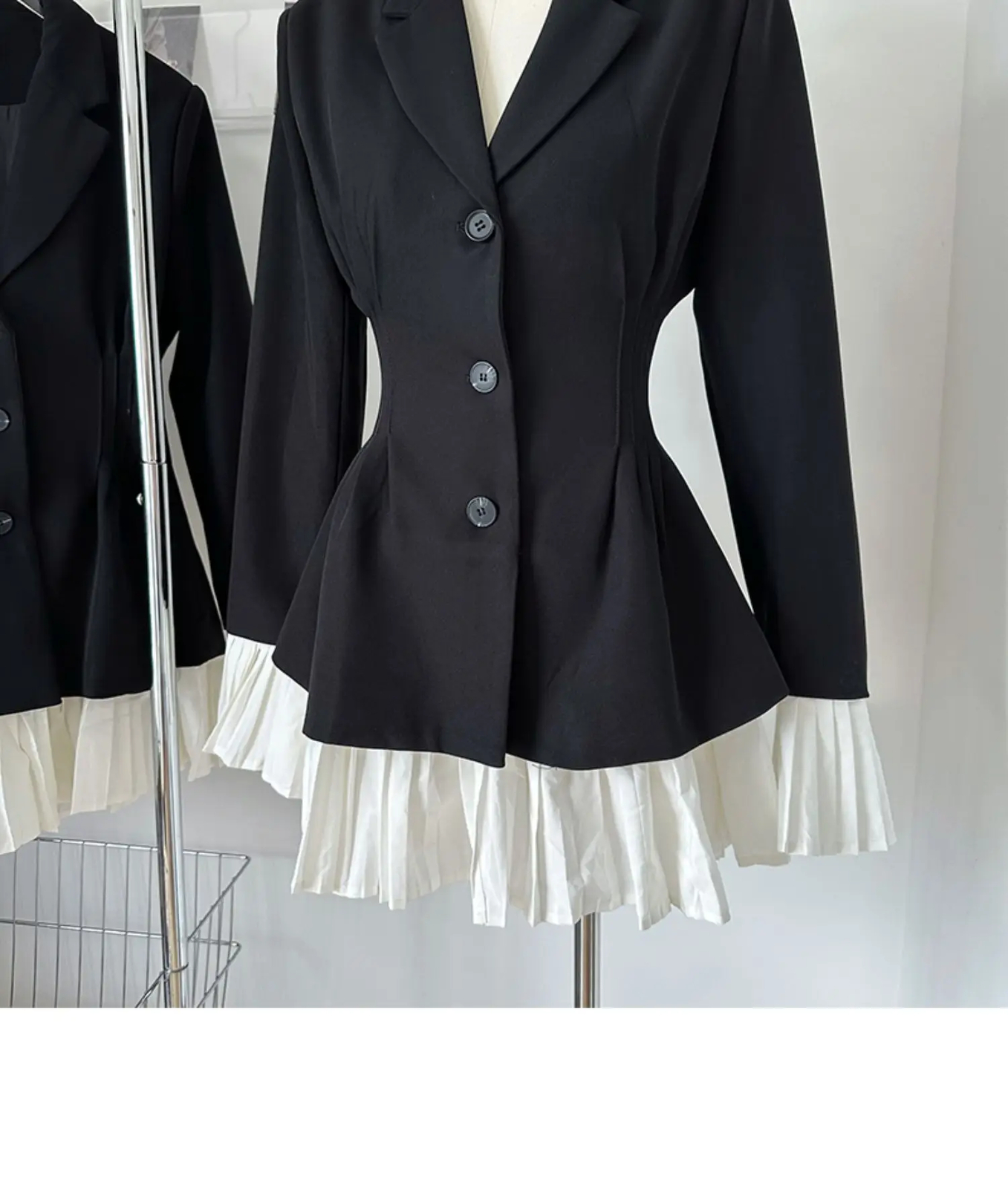Women Patchwork Jacket Blazer Outwear Coat Oversize Formal Occasion | eBay