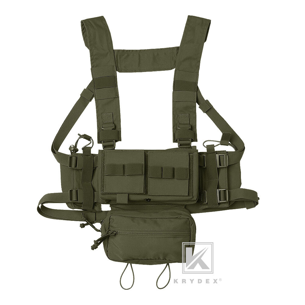 KRYDEX MK3 Micro Fight Chassis Chest Rig Modular Tactical Carrier with ...