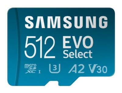 Micro SD Memory Card 512GB Samsung EVO Select 130MB/s SDXC Android ...